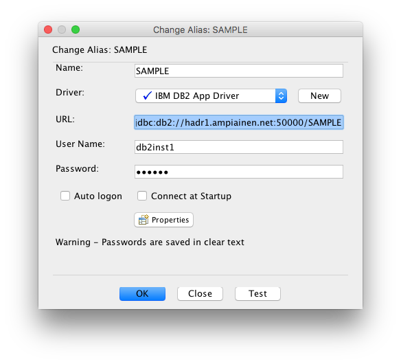 Configure SQuirreL SQL Client for DB2 for Linux, UNIX and Windows | Auroran Runner