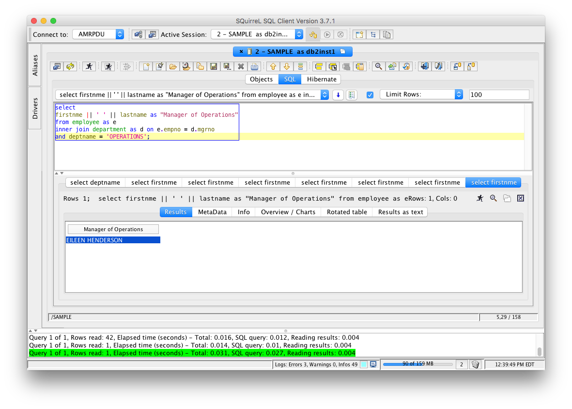 Squirrel Sql Client 